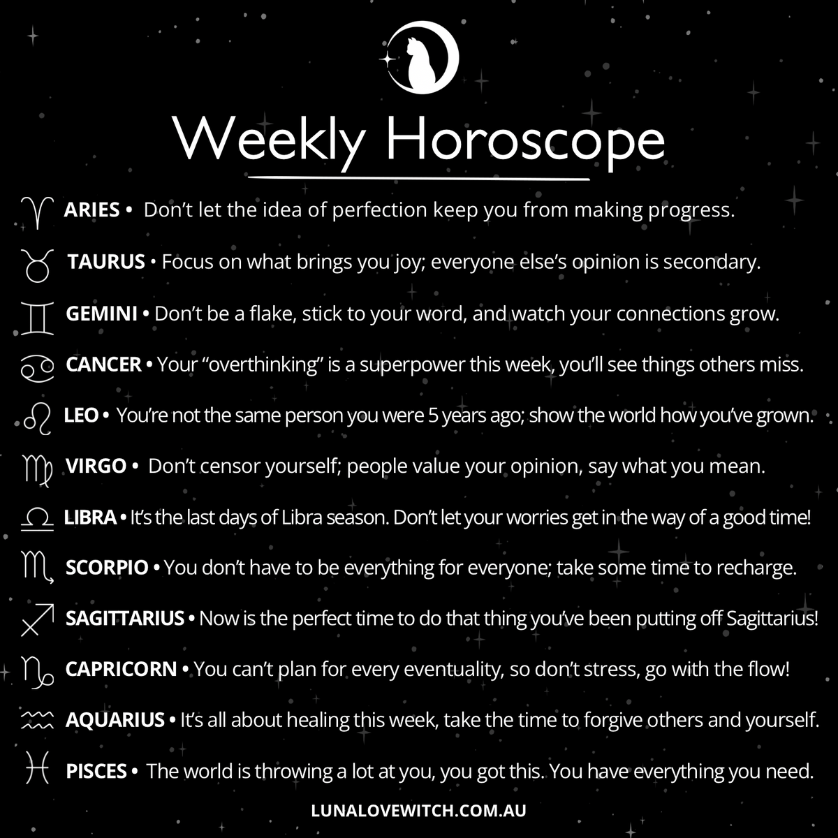 Your Weekly Horoscope 19th - 25th October – The Crystal and Wellness ...