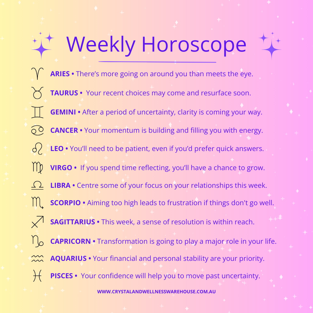Your Weekly Horoscope - April 7th - April 13th – The Crystal and ...