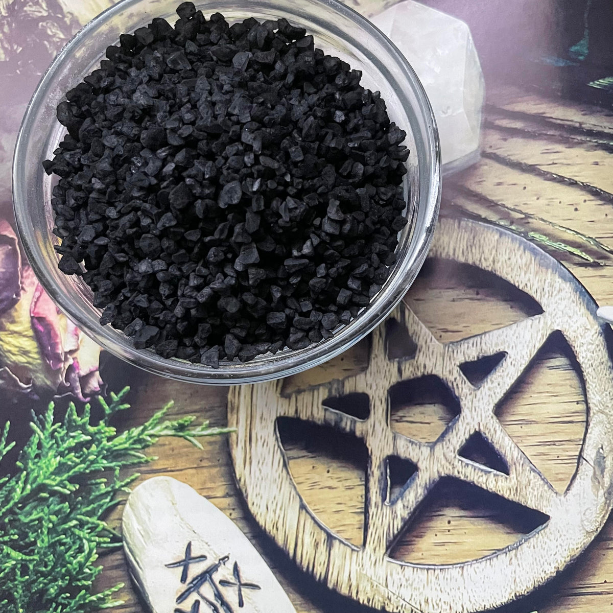 Luna Lovewitch Enchanted black witches salt 50gms – The Crystal and ...