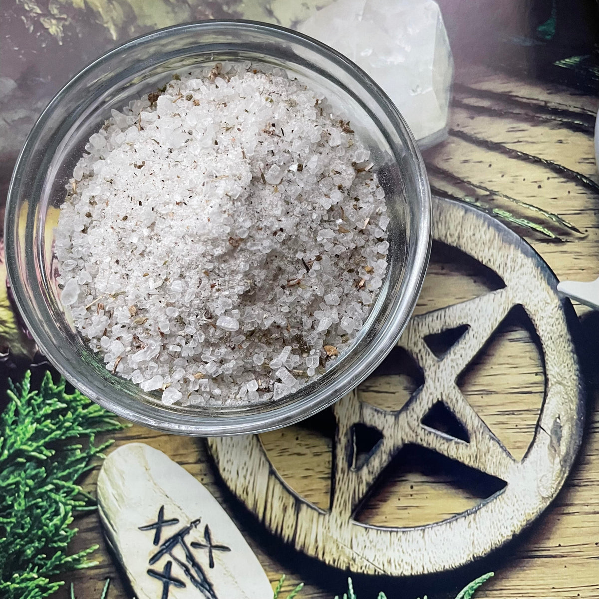 Luna Lovewitch Enchanted white witches salt 50gms – The Crystal and ...