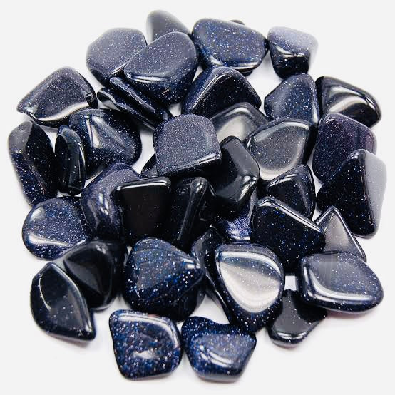 Blue Goldstone Tumble stone – The Crystal and Wellness Warehouse